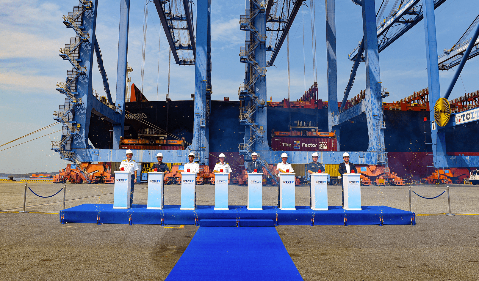 TCIT WELCOMES THE MAIDEN CALL OF THE ZSL/PELICAN SERVICE OPERATED BY ZIM AND MSC | TCIT